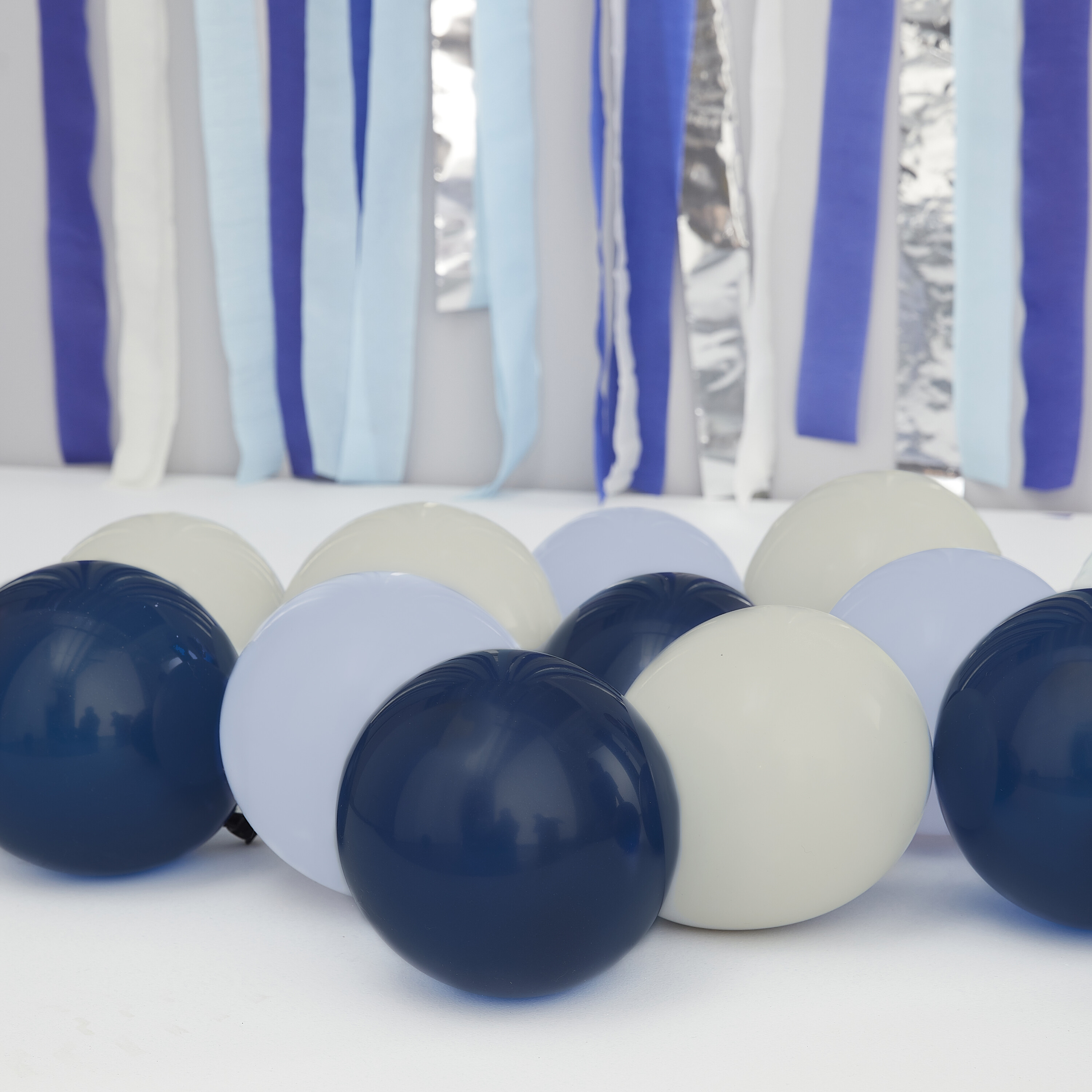Navy, Blue & Grey Balloon Mosaic Balloon Pack | Ginger Ray