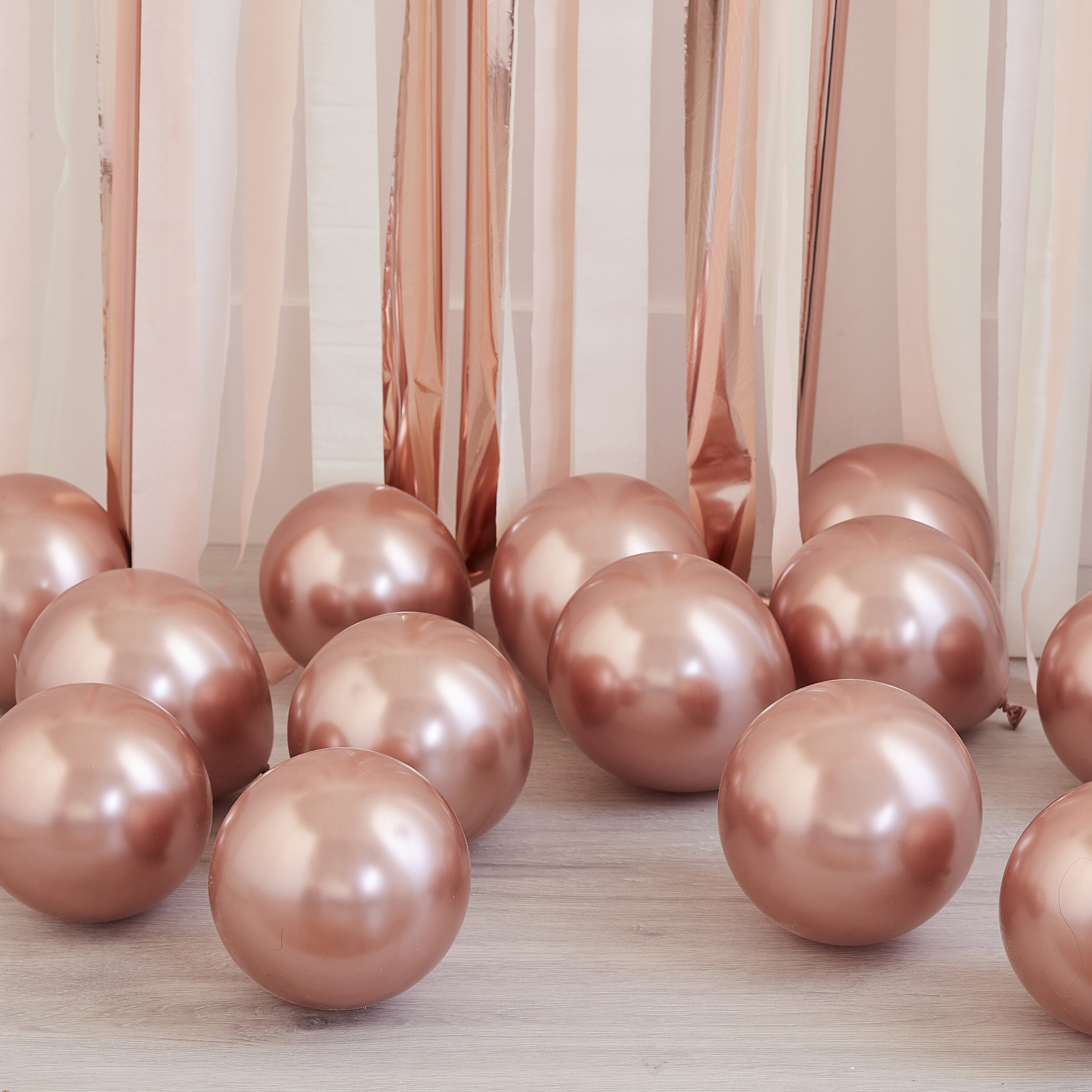 Rose Gold Chrome Balloon Mosaic Balloon Pack | Ginger Ray