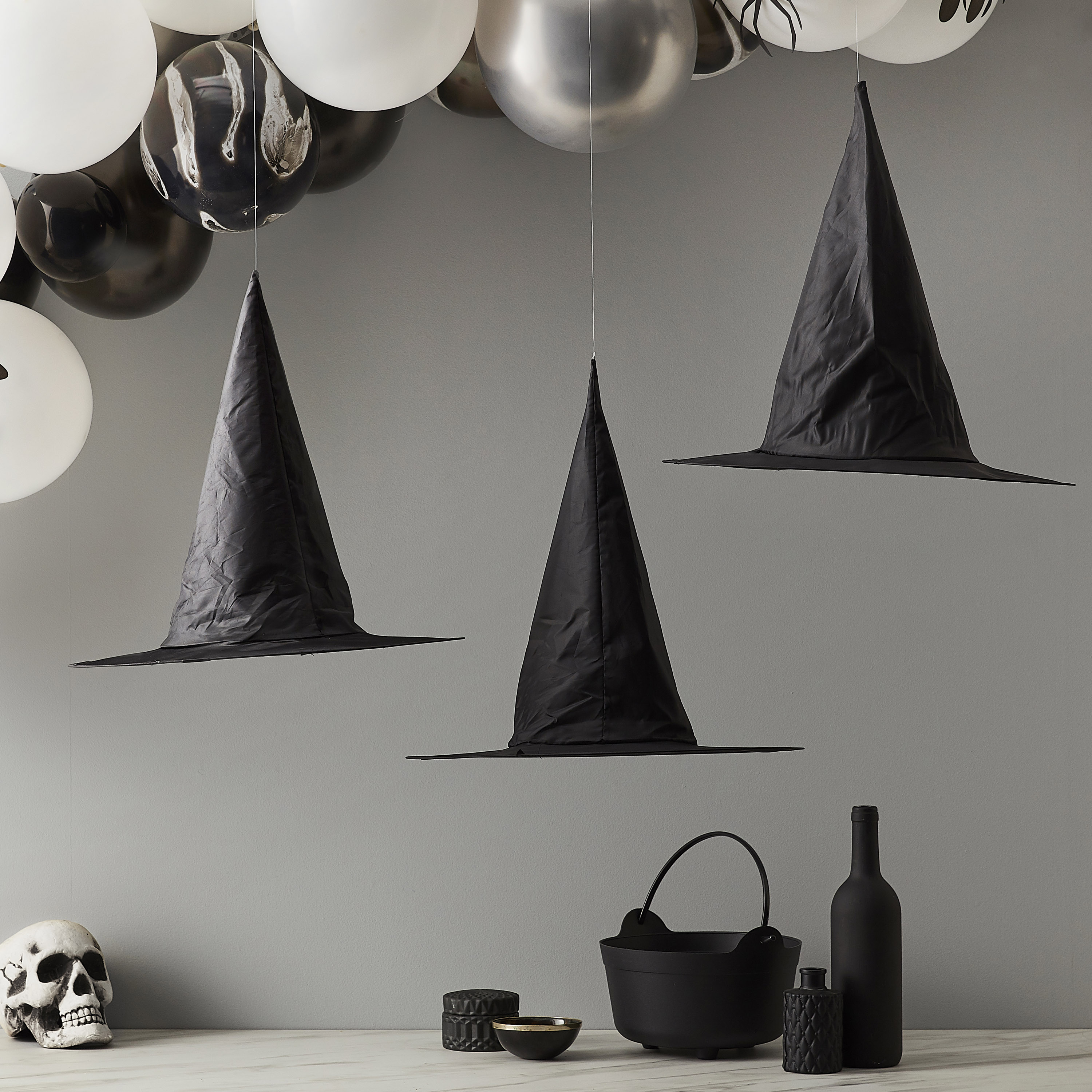 Halloween Witch Hat Hanging Decorations | Ginger Ray