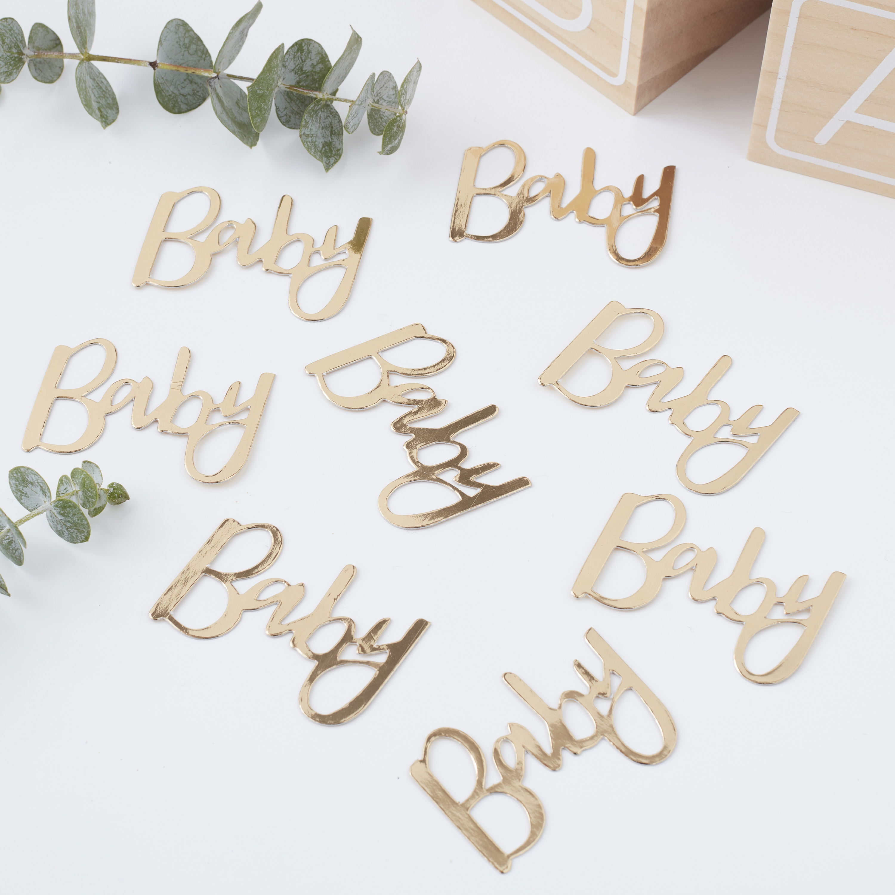 Gold Foil Baby Shower Table Confetti | Ginger Ray | Ginger Ray