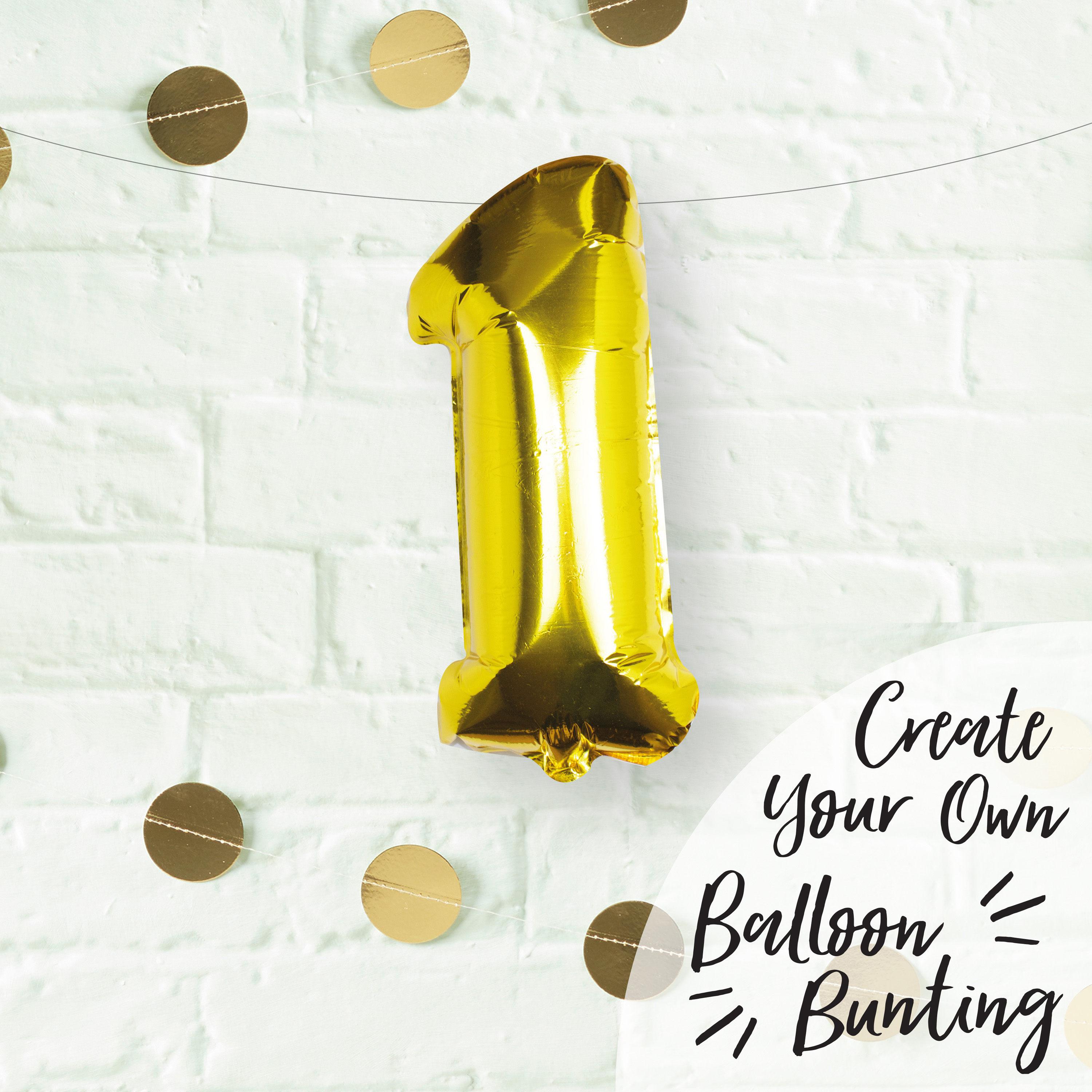 Gold Foil Number 1 Balloon | Ginger Ray