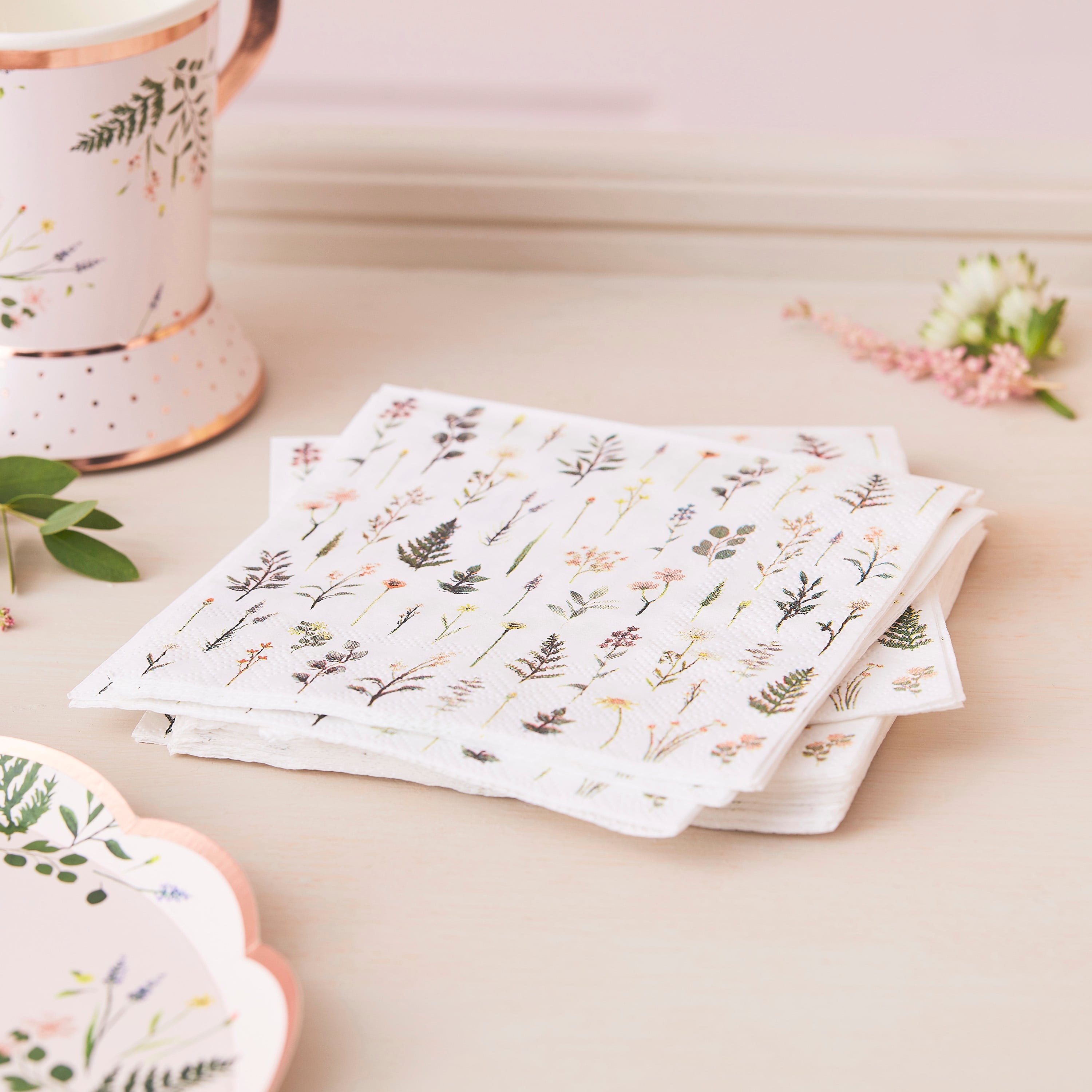 Afternoon Tea Floral Napkins | Ginger Ray