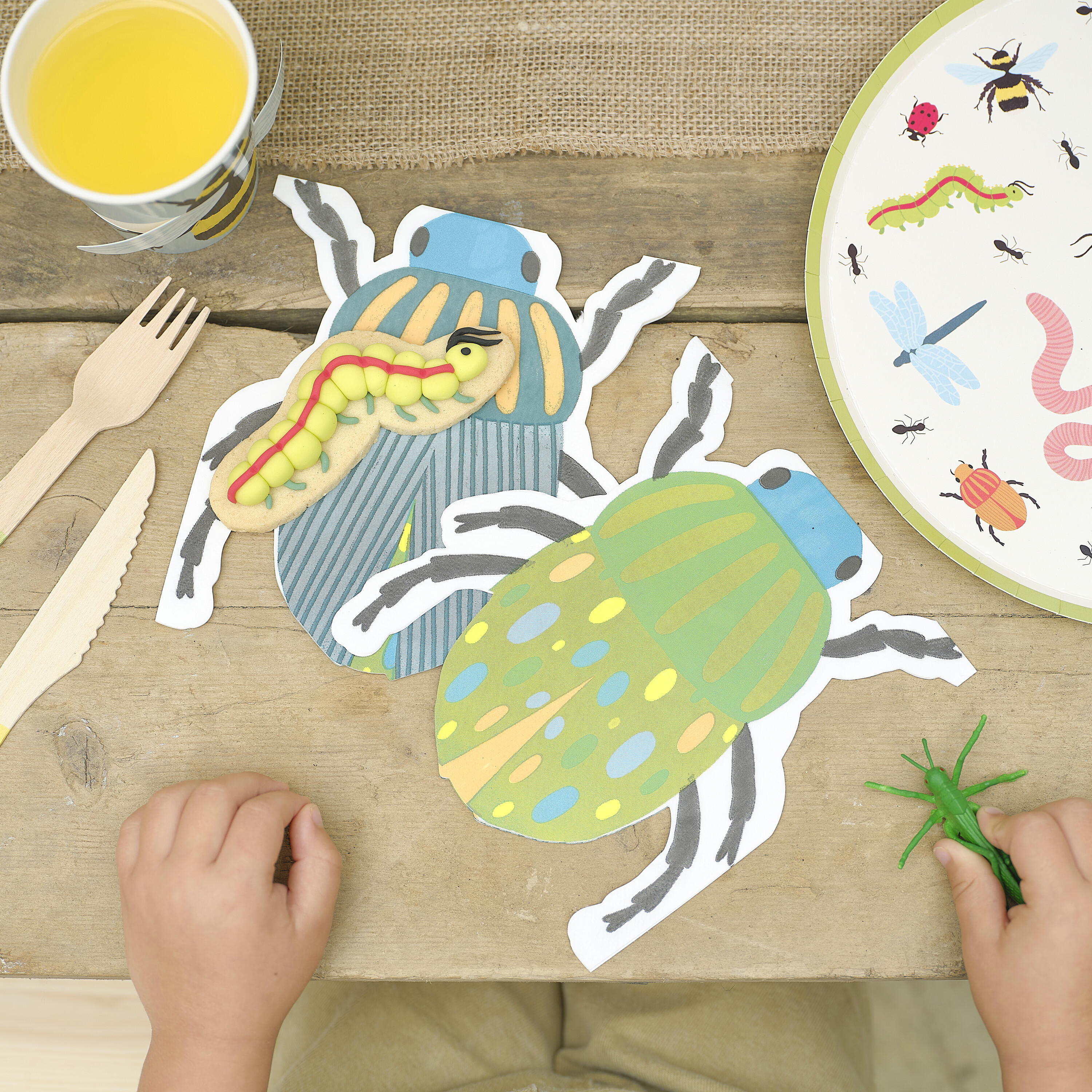 Bug Party Paper Napkins Eco Friendly Kids Party | Ginger Ray
