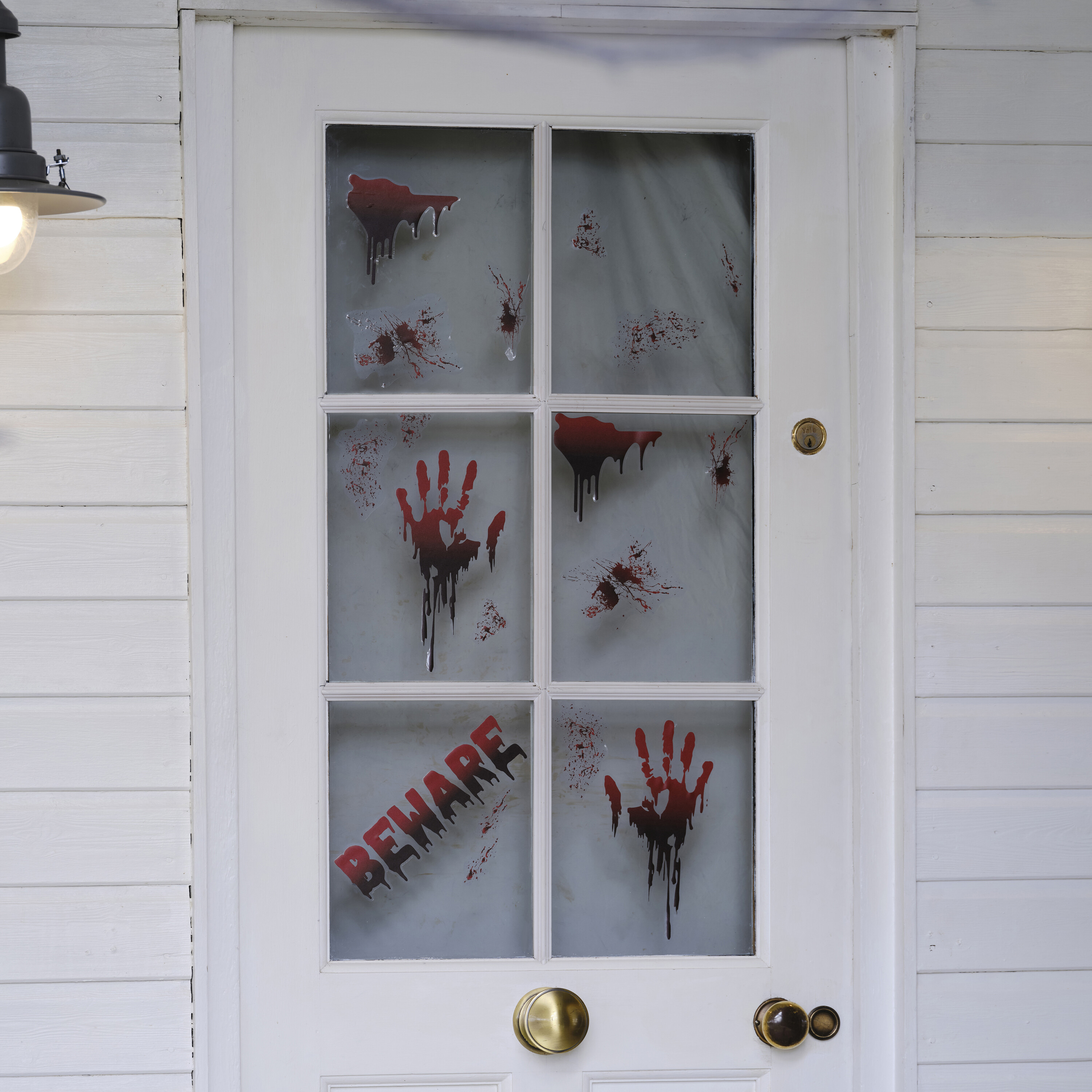 Beware Blood Splatter Halloween Window Stickers | Ginger Ray