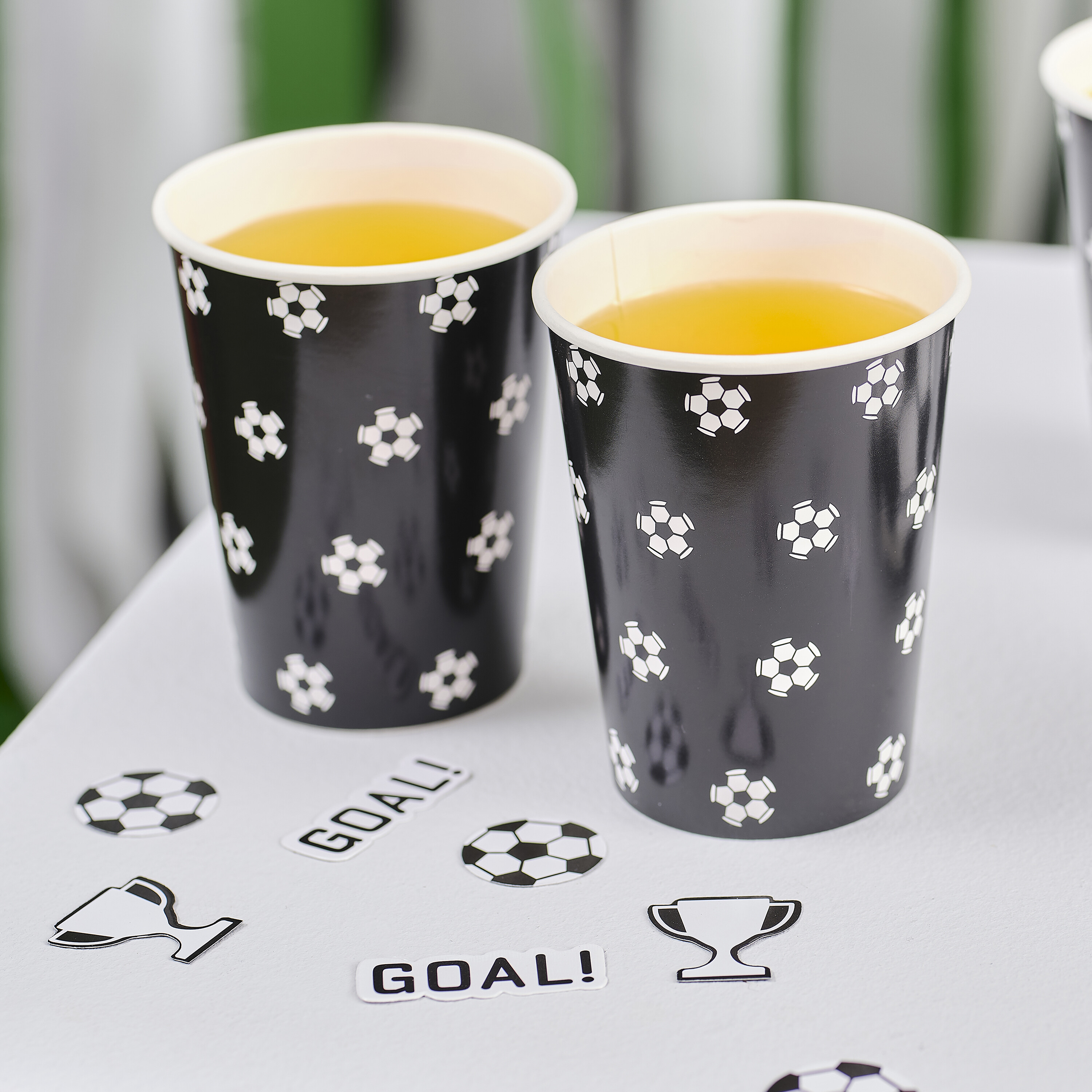 Football Print Paper Cups | Ginger Ray