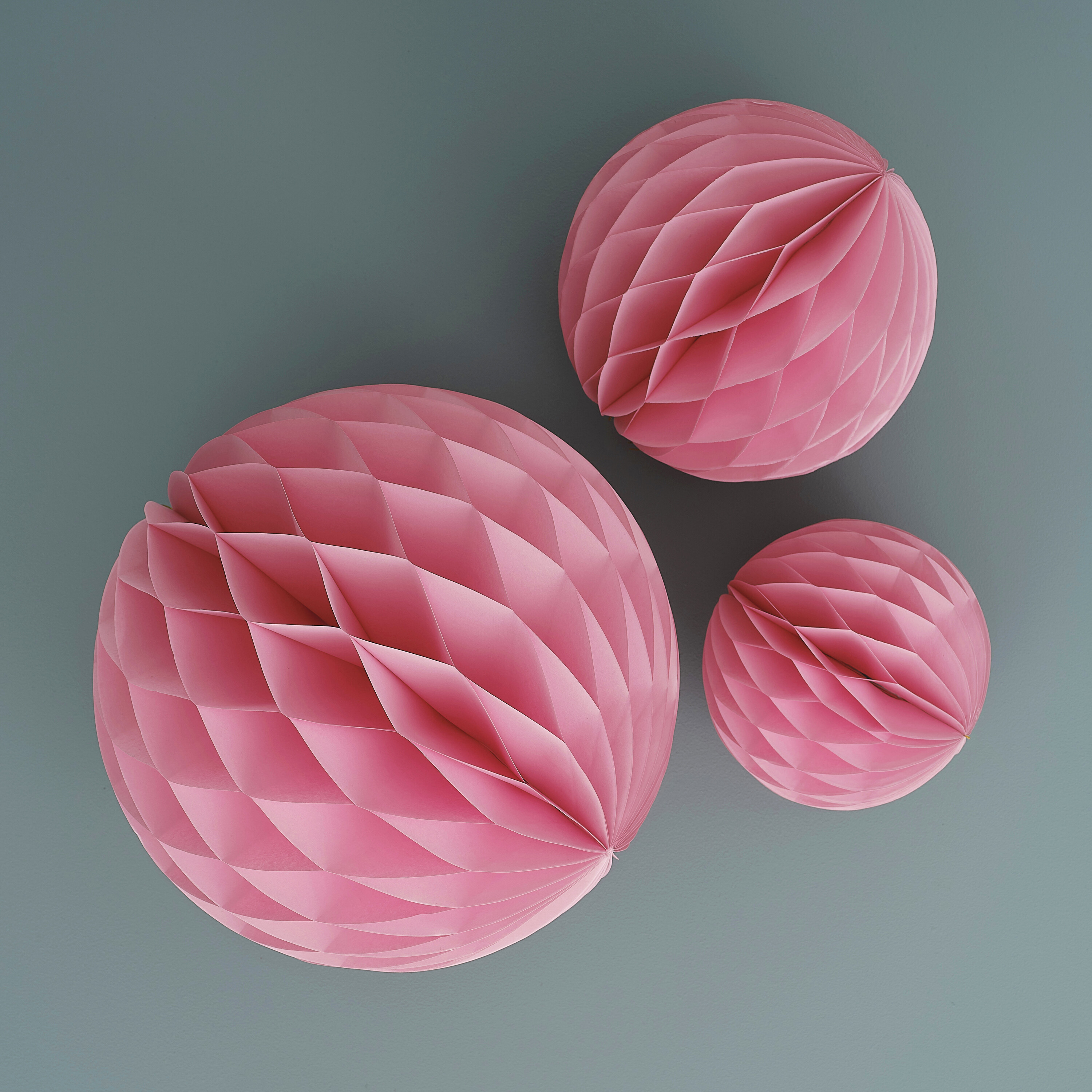 Light Pink Honeycomb Paper Decorations | Ginger Ray