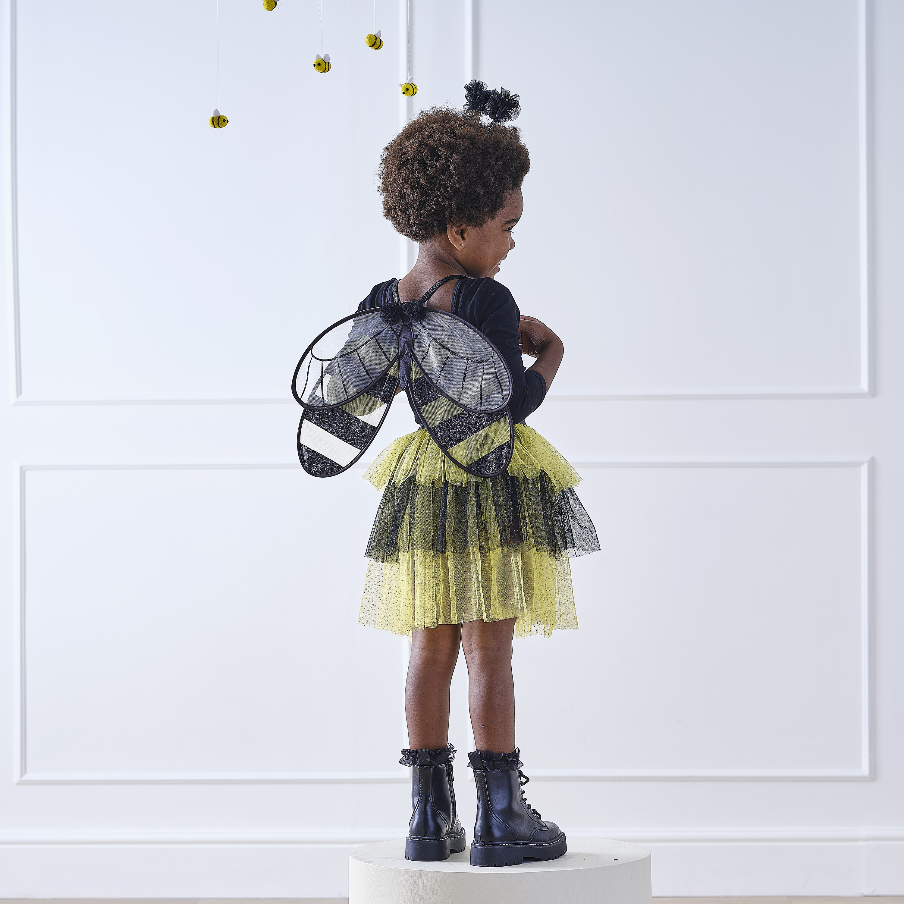 Black and Yellow Bumble Bee Costume - Ages 3-5 The Little Rays Kids ...