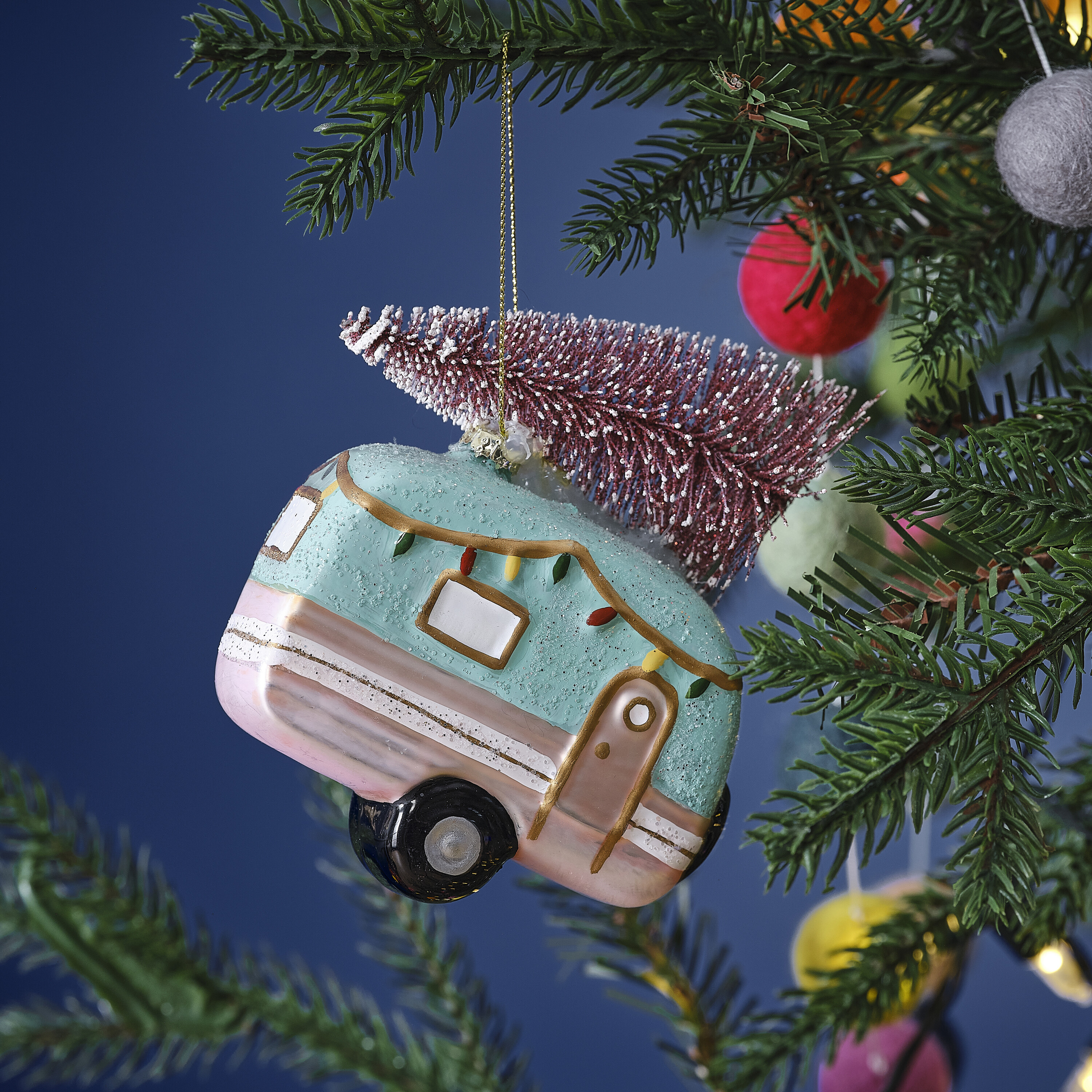 Novelty Caravan Christmas Hanging Tree Decoration | Ginger Ray