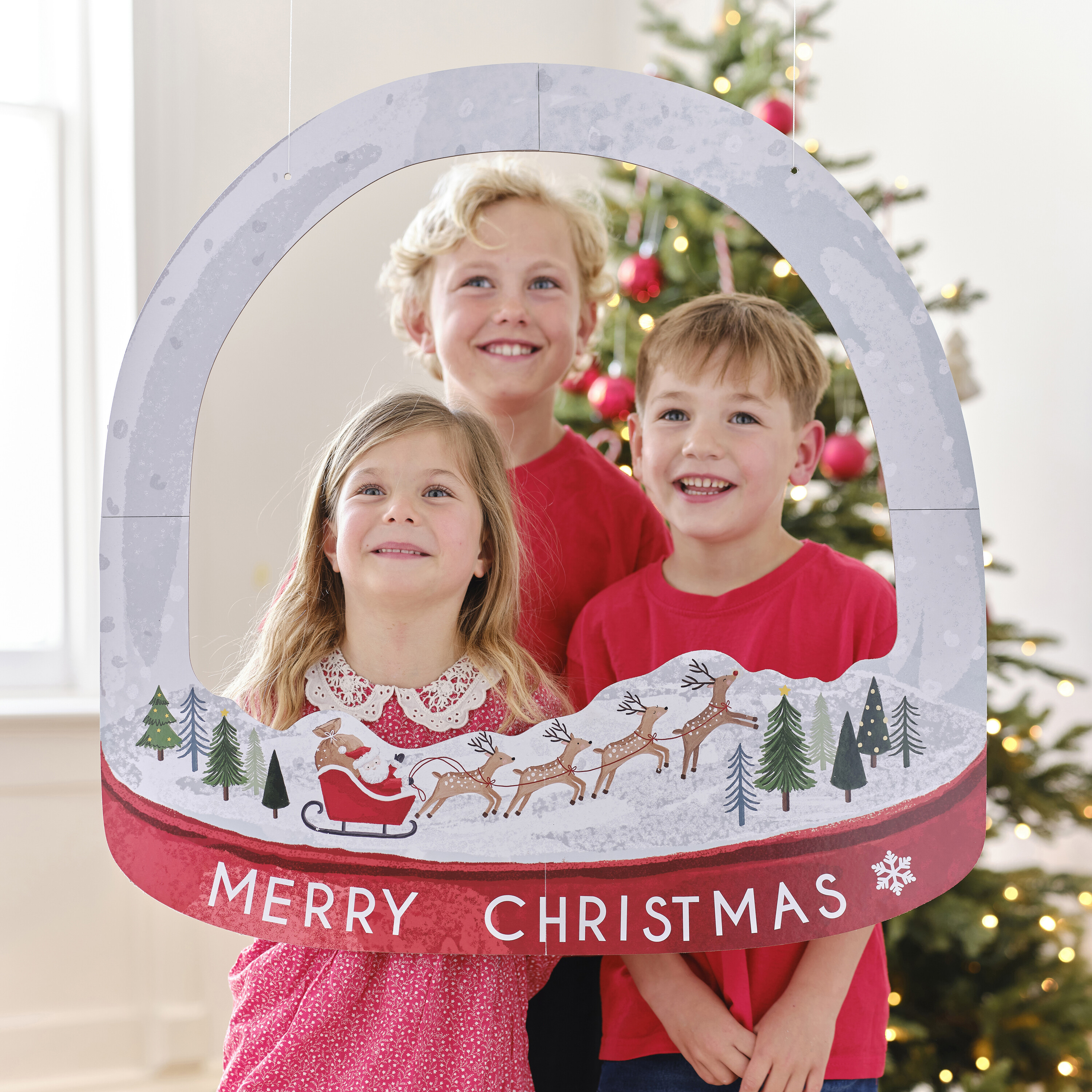 Christmas Selfie Frame - Customisable Photo Booth Frame | Ginger Ray