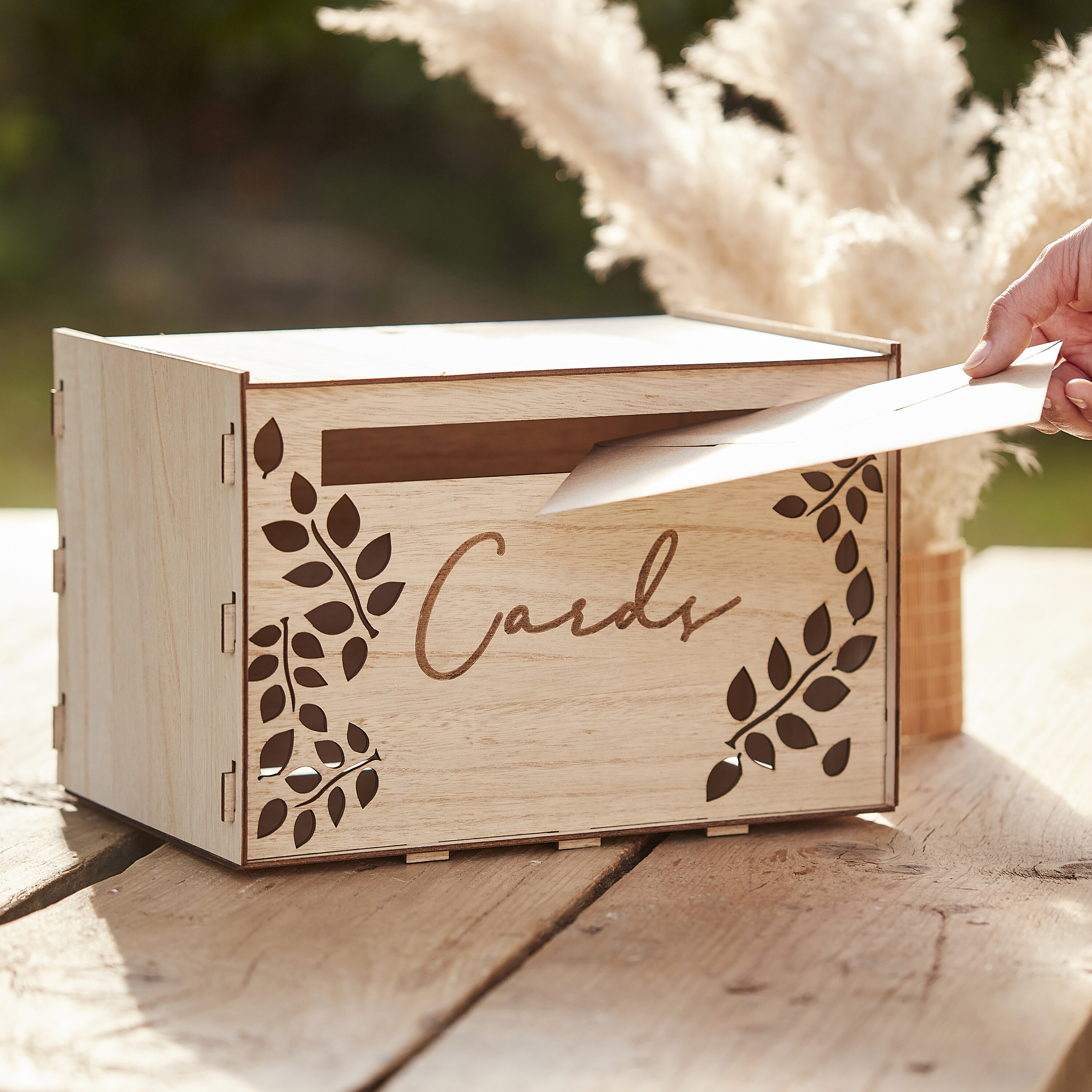 Wooden Wedding Card Box | Ginger Ray
