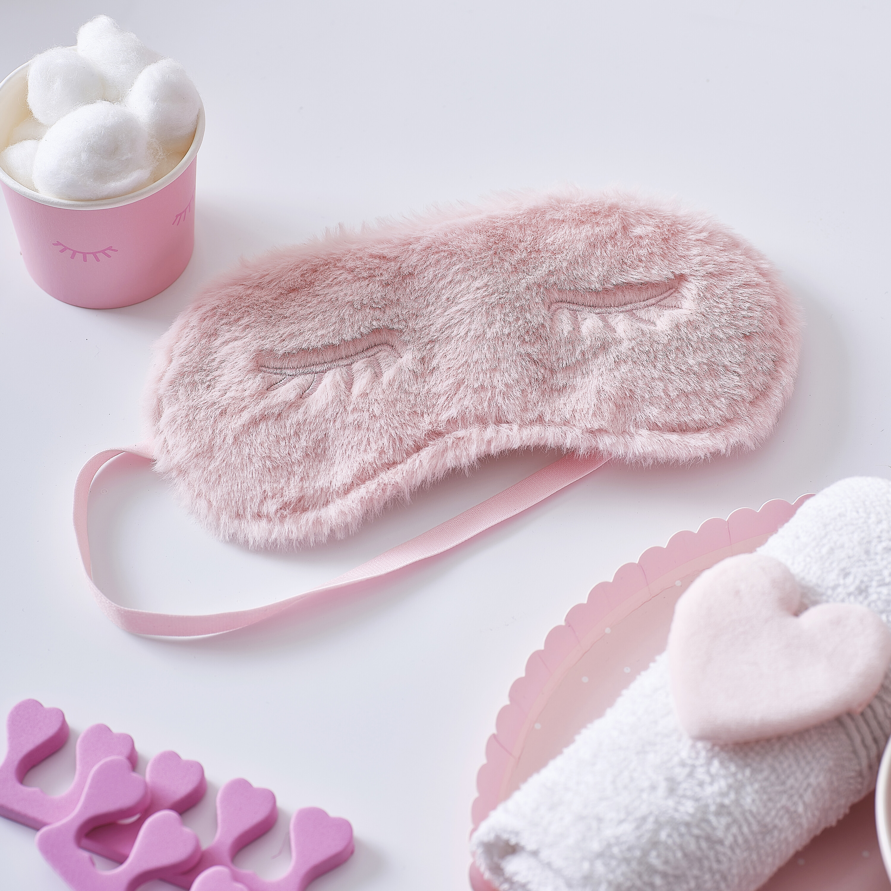 Pink Fluffy Pamper Party Eye Mask | Ginger Ray