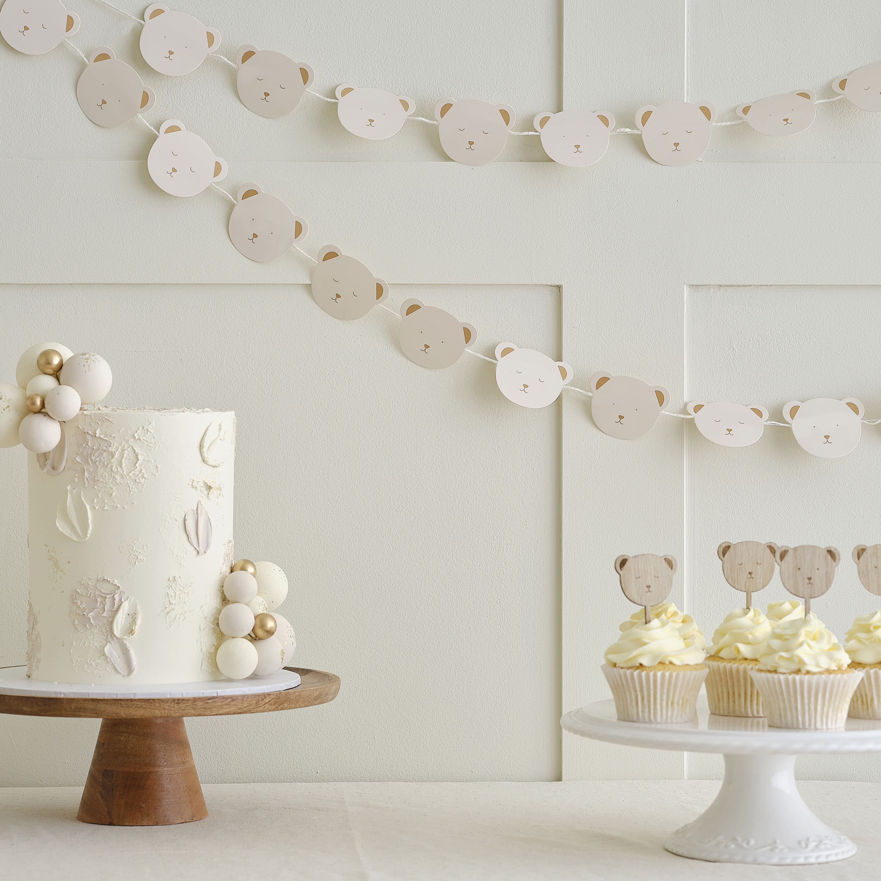 Teddy Bear Baby Shower Bunting | Ginger Ray