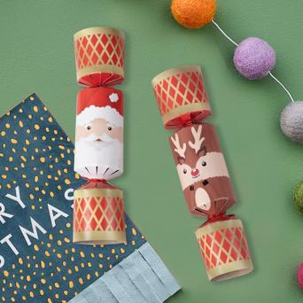 rustic christmas crackers