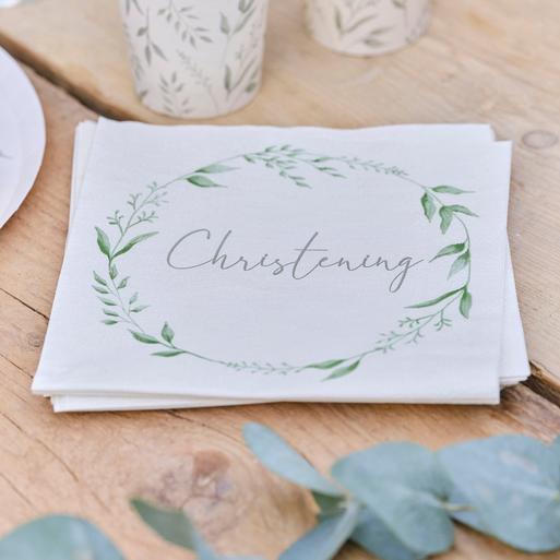christening tableware