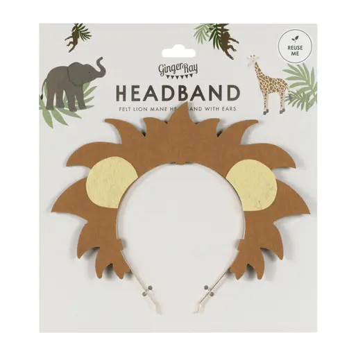 how to make a lion mane headband